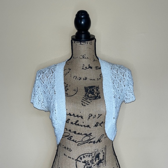 Say What? | Sweaters | Y2k Open Knit Shrug | Poshmark